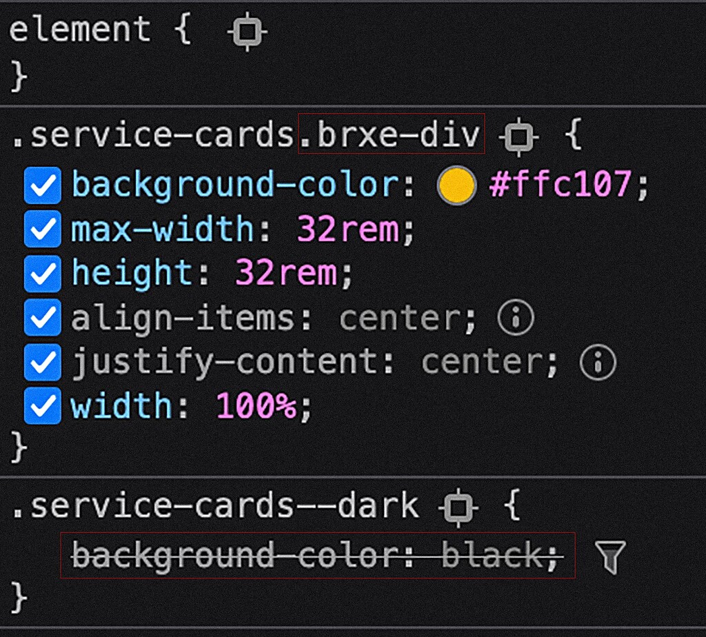 Duplicate Bricks Adding Classes With Specificity Bugs Bricks Community Forum 