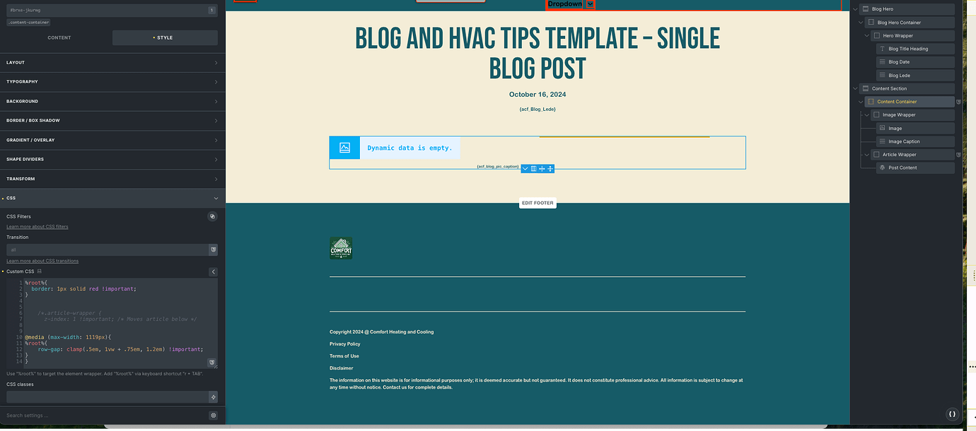 NO BUG: Bricks Will Not Recognize Custom CSS - Bugs - Bricks Community ...