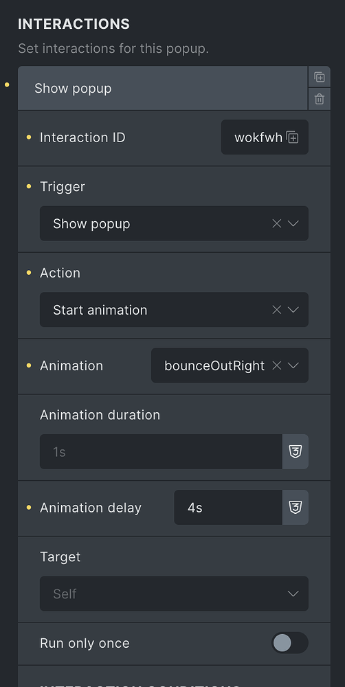 SOLVED: Animation delay in Animation end interaction affects the popup ...