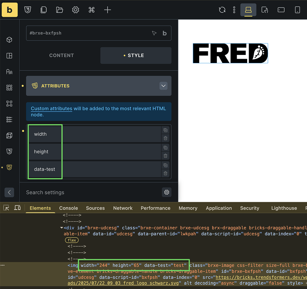 Solved Image Custom Width And Height Attributes On Image Element Not Output Bugs Bricks