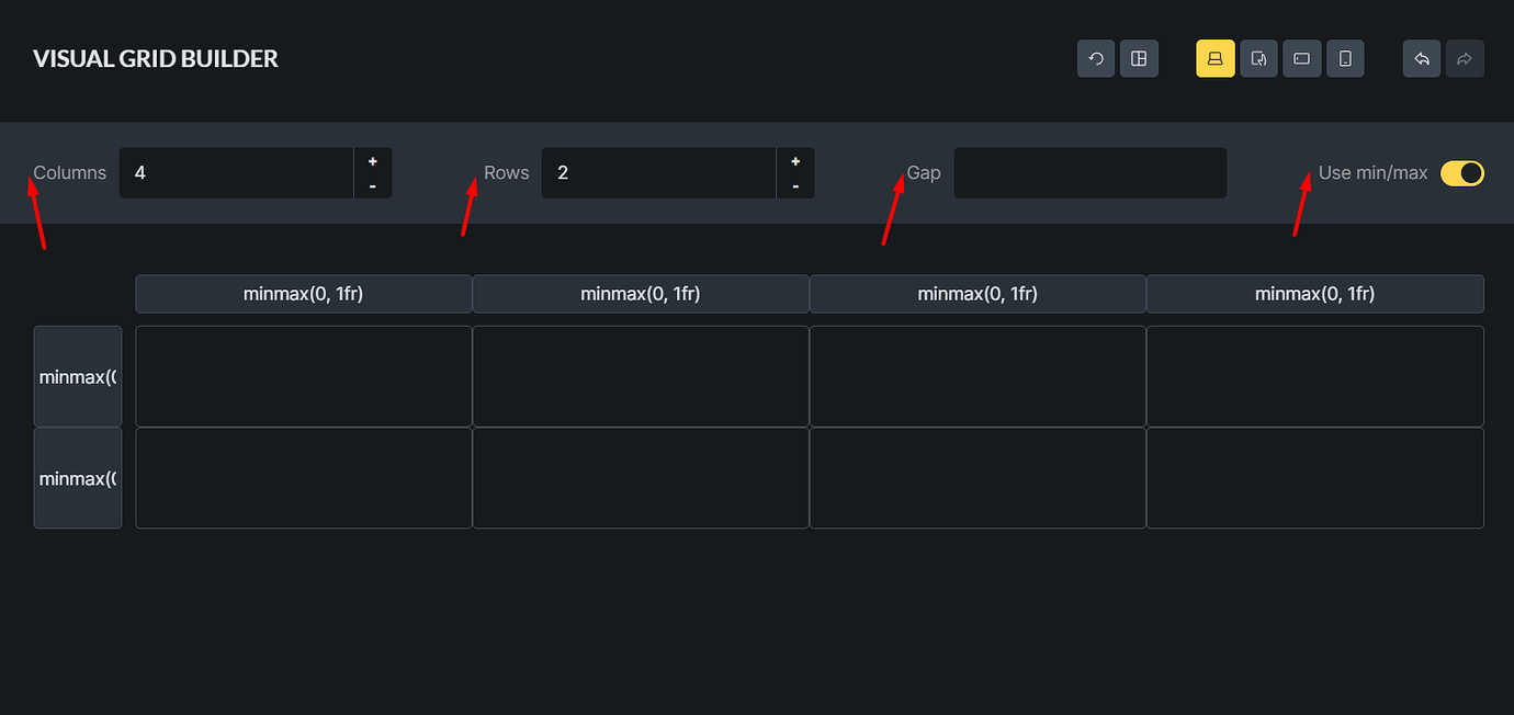 Visual grid builder: setting indicator & Inherited for controls - Feature Requests ...