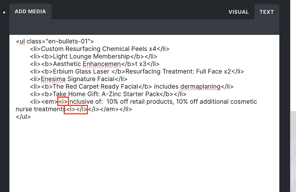 NO BUG: Copied text embed with tag affects sections below - Bugs - Bricks Community Forum