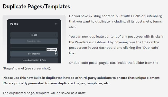 How To Disable Duplicate Feature How To Bricks Community Forum 