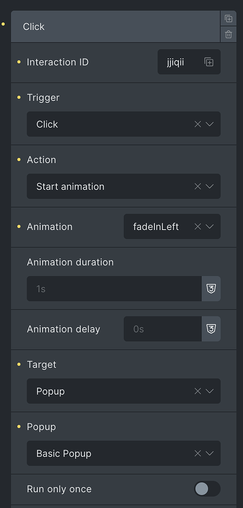 SOLVED: Animation delay in Animation end interaction affects the popup ...