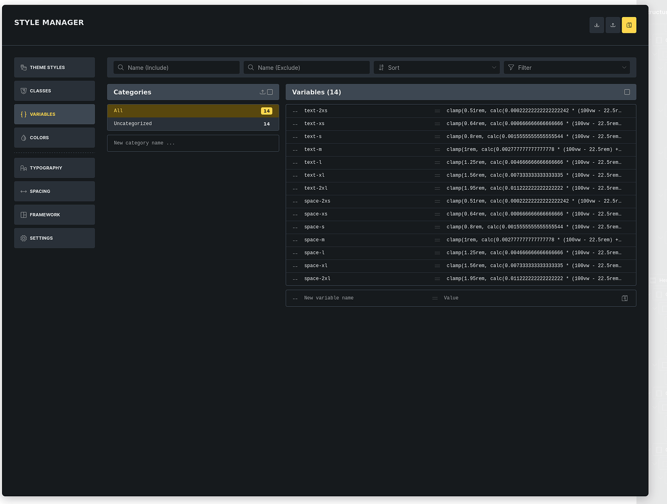 DUPLICATE: Can't delete generated Typography variables - Bugs - Bricks ...