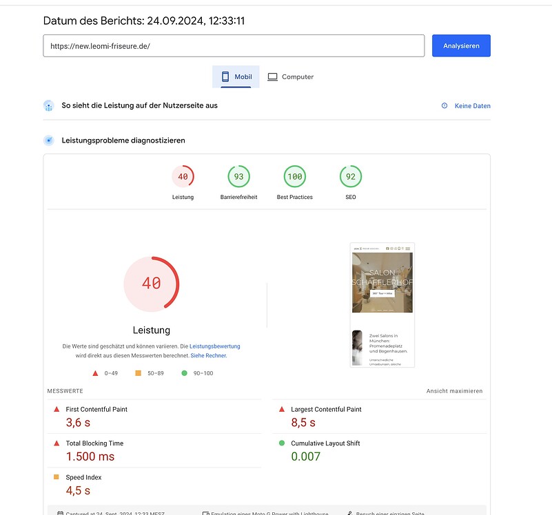 NO BUG: Slider: Largest Contentful Paint - Bugs - Bricks Community Forum