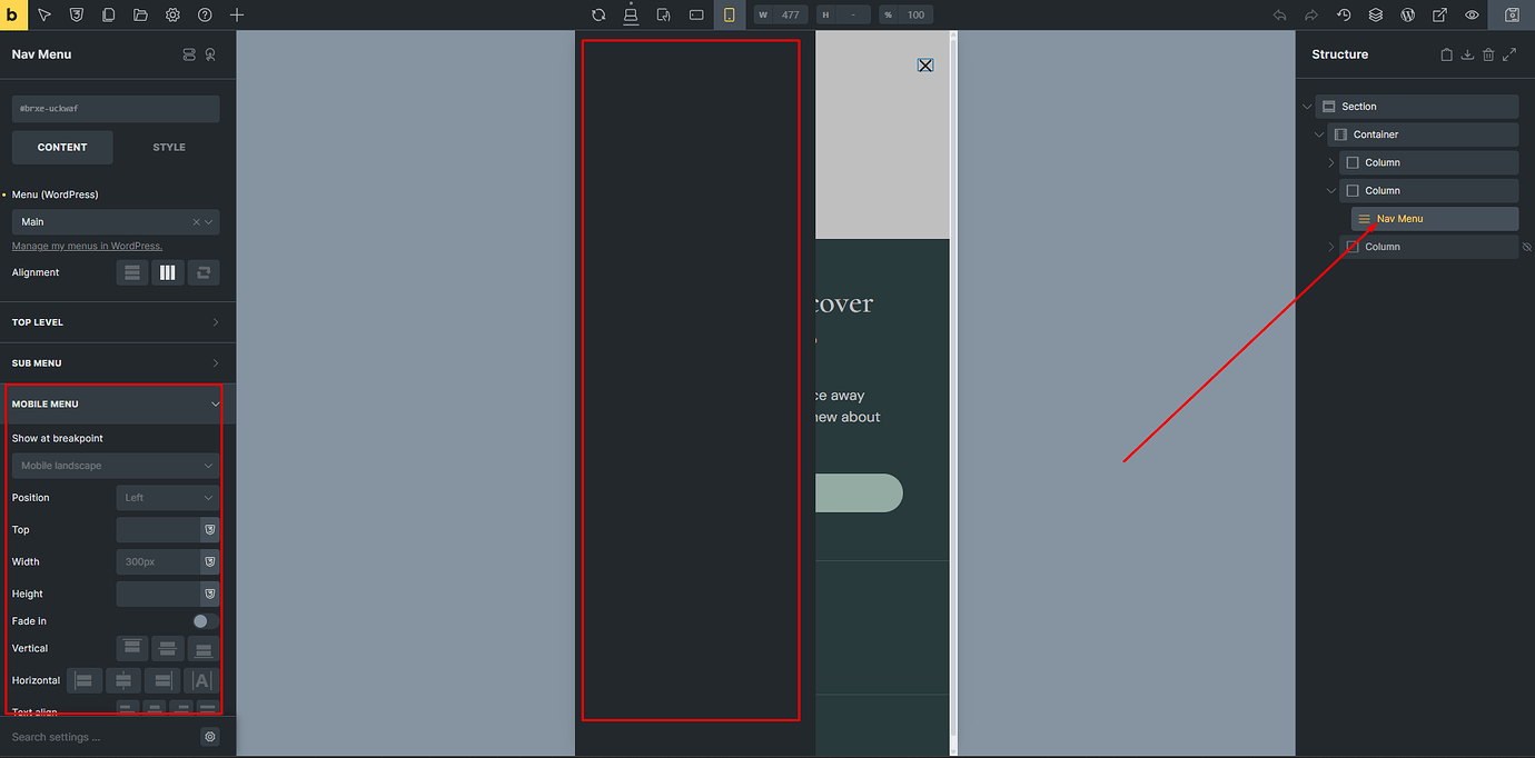 How to link the toogle icon of Nav Menu to mobile memu template - How ...