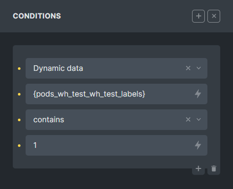 NO BUG: Condition for Pods field does not produce expected result if option value = 1 - Bugs ...