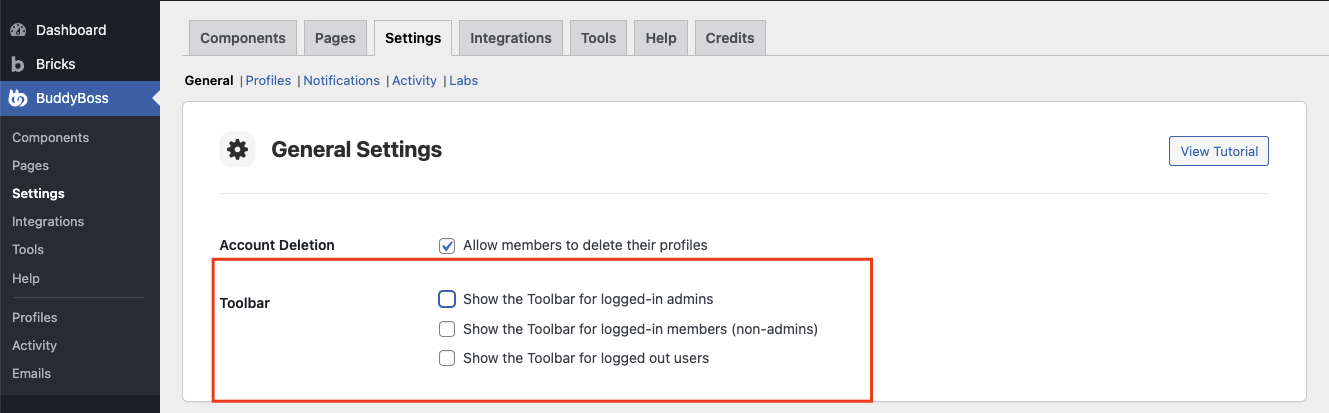 SOLVED: Bricks Builder UI Conflict With BuddyBoss Plugin - Bugs ...