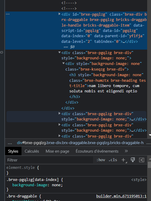 WAIT: Query loop background issue inside the builder - Bugs - Bricks Community Forum