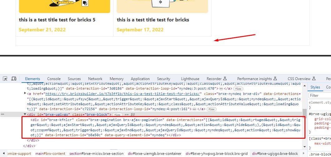 SOLVED: Pagination rendering problem on archive page - Bugs - Bricks Community Forum