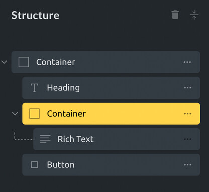 Highlight selected element in structure panel - Feature Requests / Improvements - Bricks ...