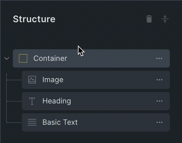  ADDED Keep Position In Structure Panel When Deleting Element With Keyboard Shortcut Feature 