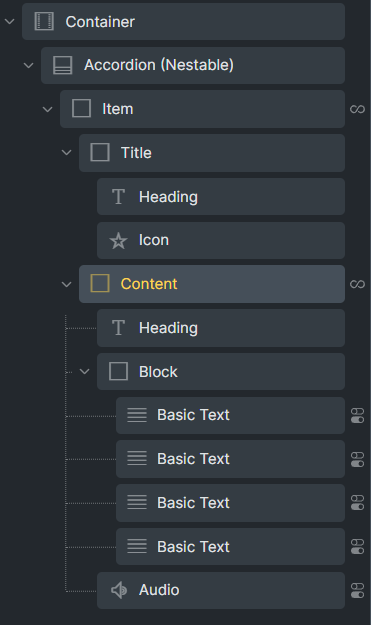 SOLVED: Nestable Accordion Collapses First Dynamic Content Only - Bugs ... SOLVED: Nestable Accordion Collapses First Dynamic Content Only - Bugs ...