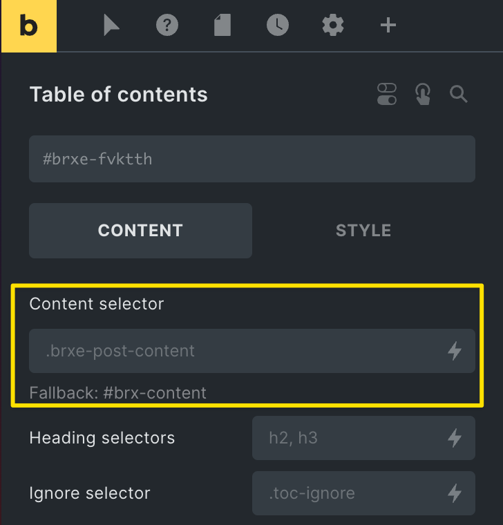 WAIT: A problem about Table of content - Bugs - Bricks Community Forum