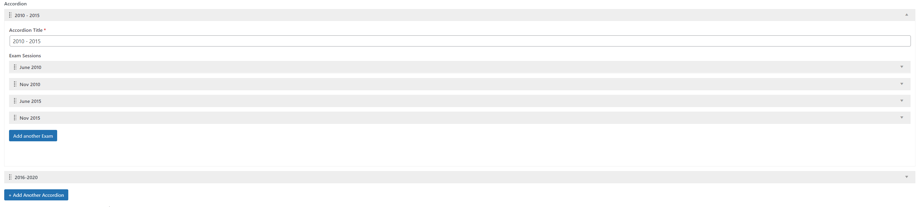 SOLVED: Nestable Accordion Collapses First Dynamic Content Only - Bugs ... SOLVED: Nestable Accordion Collapses First Dynamic Content Only - Bugs ...