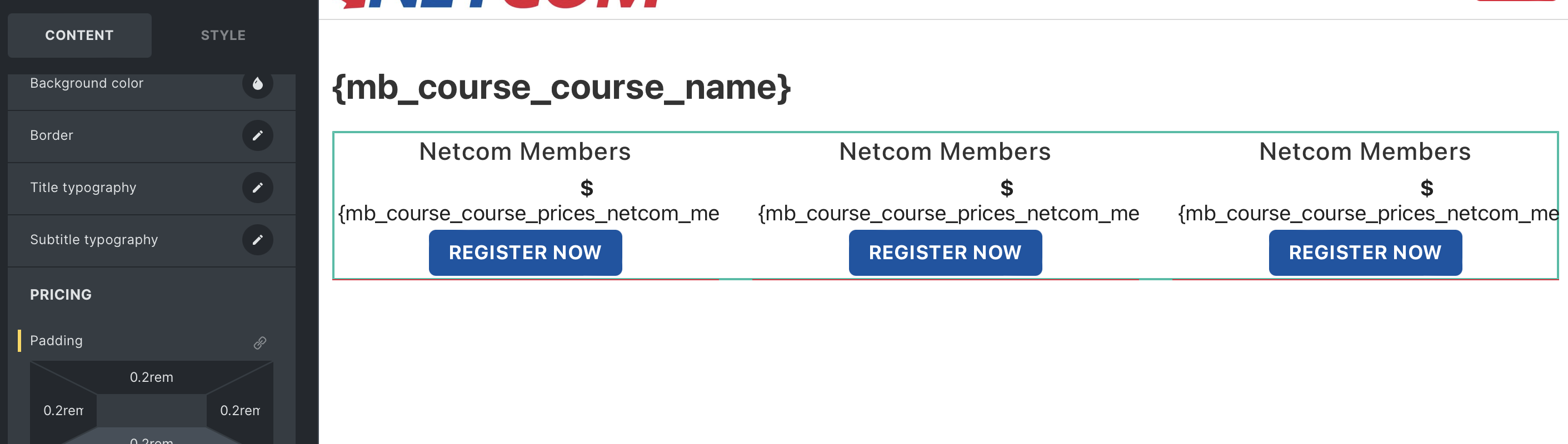 Solved Pricing Tables Title Font Weight Not Respecting Global Theme Style Bugs Bricks
