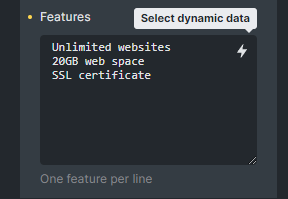 SOLVED: Dynamic output of pricing table features doesn't match manual ouput - Bugs - Bricks ...