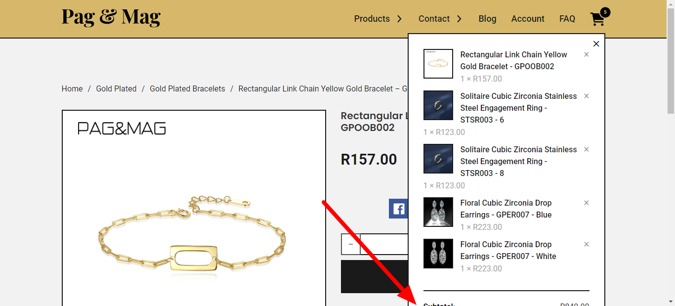 NO BUG: Mini cart content bottom content not accessible when using sticky header - Bugs - Bricks ...