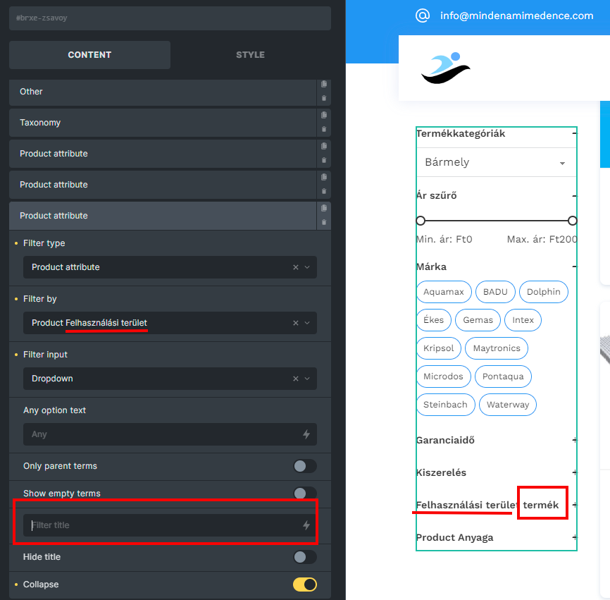 NO BUG: Product filter title issue - Bugs - Bricks Community Forum