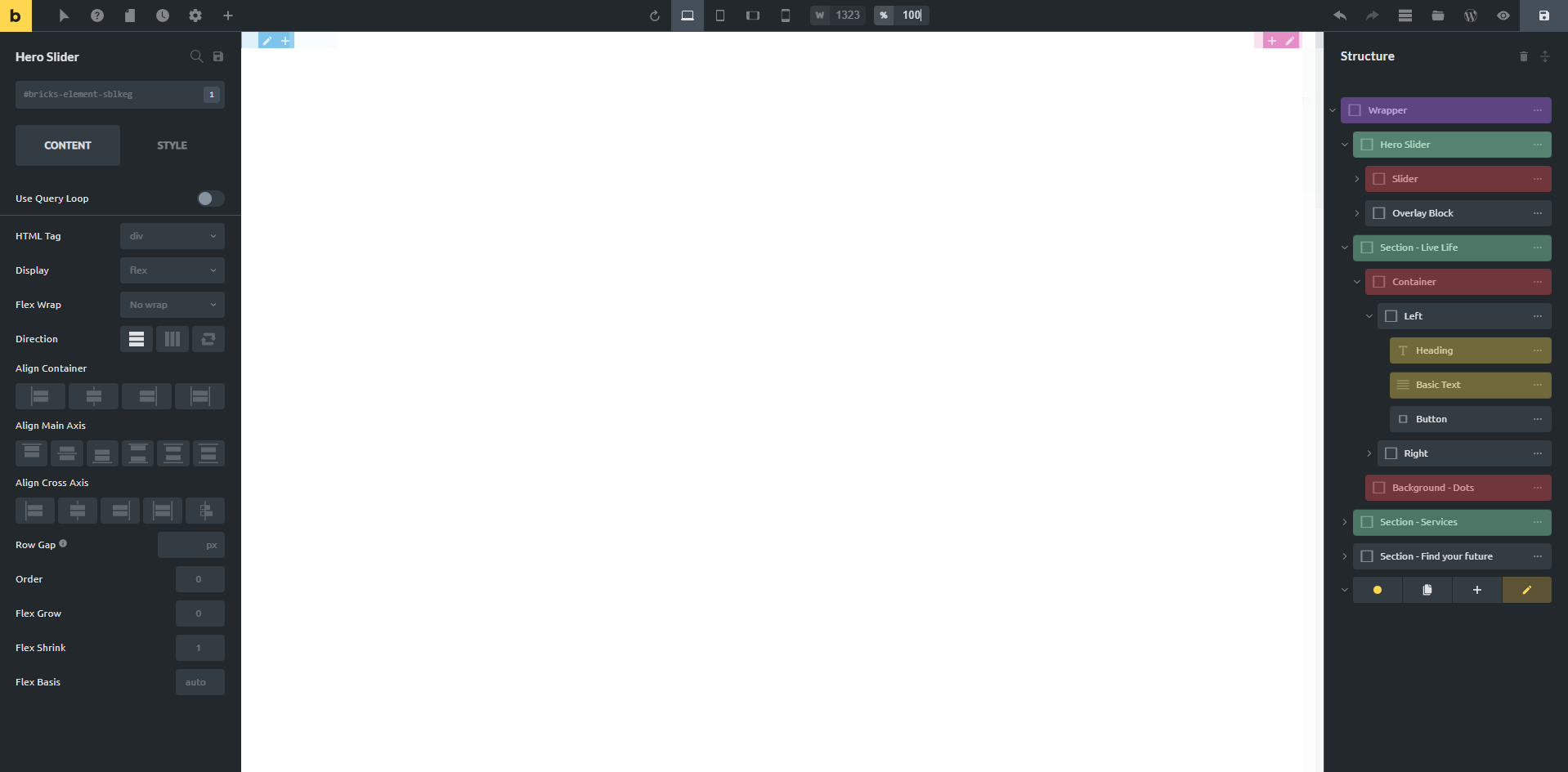 Structure Panel Element Colors/Fill - Feature Requests / Improvements - Bricks Community Forum