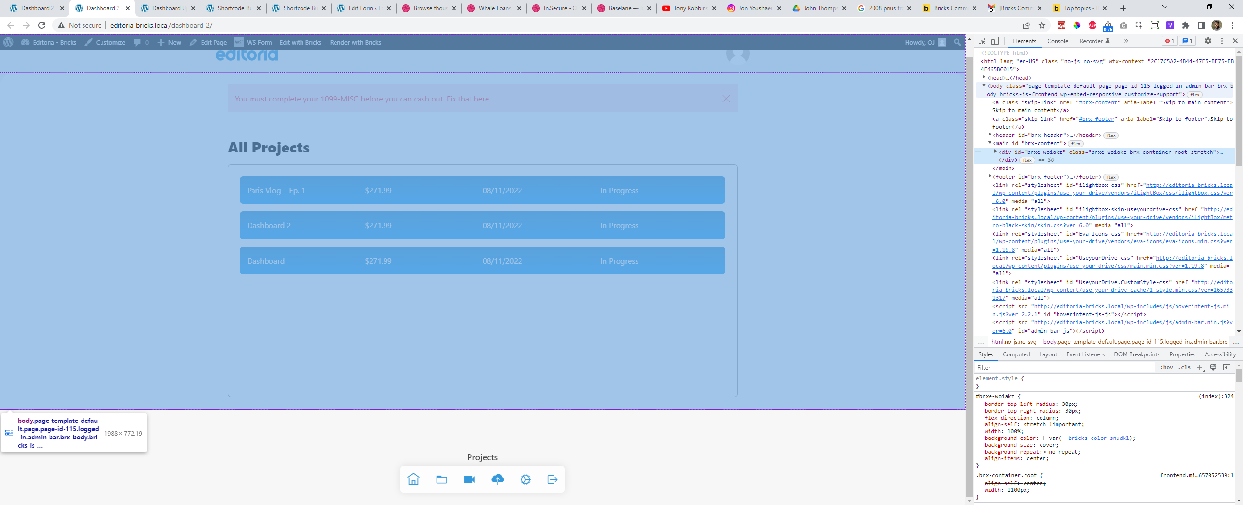 SOLVED Body Main Content Doesn t Span The Entire Page How To Bricks Community Forum