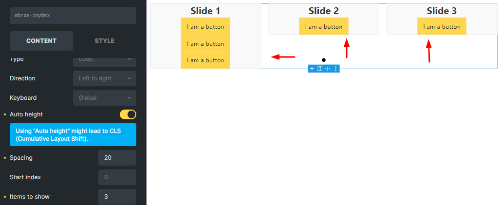 NO BUG: Two problems in the nestable slider element > auto height option - Bugs - Bricks ...