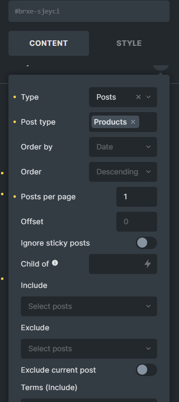 How To Specify 1 Product In Query Loop How To Bricks Community Forum