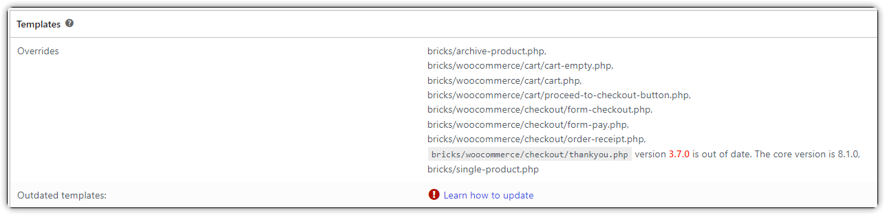 SOLVED: WooCommerce Release 8.1.0 - Cart Template Mismatch - Bugs - Bricks Community Forum