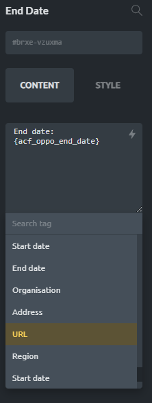 Provide an extra layer on Dynamic Data drop down - Feature Requests / Improvements - Bricks ...