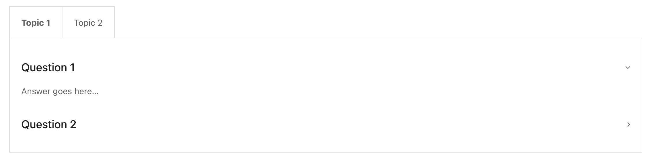 How to create a faq with tab element - How To - Bricks Community Forum