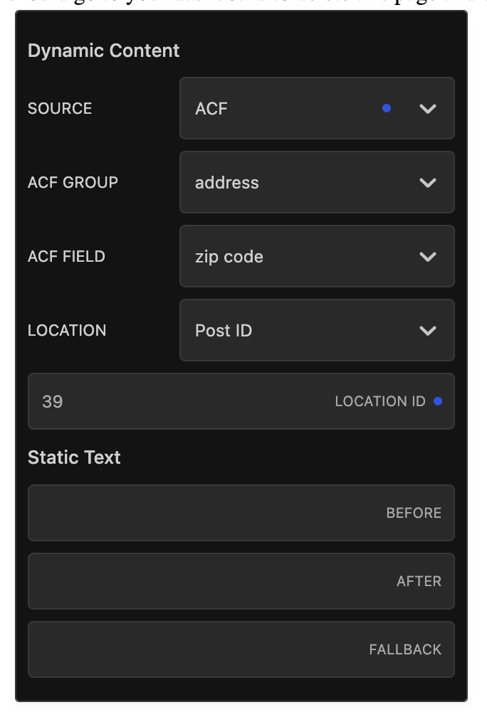 Specifying A Field For Dynamic Data From A Specific Custom Post How To Bricks Community Forum