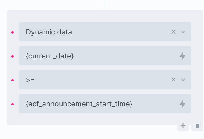 NO BUG: Dynamic content in 'date' conditions settings - Bugs - Bricks Community Forum