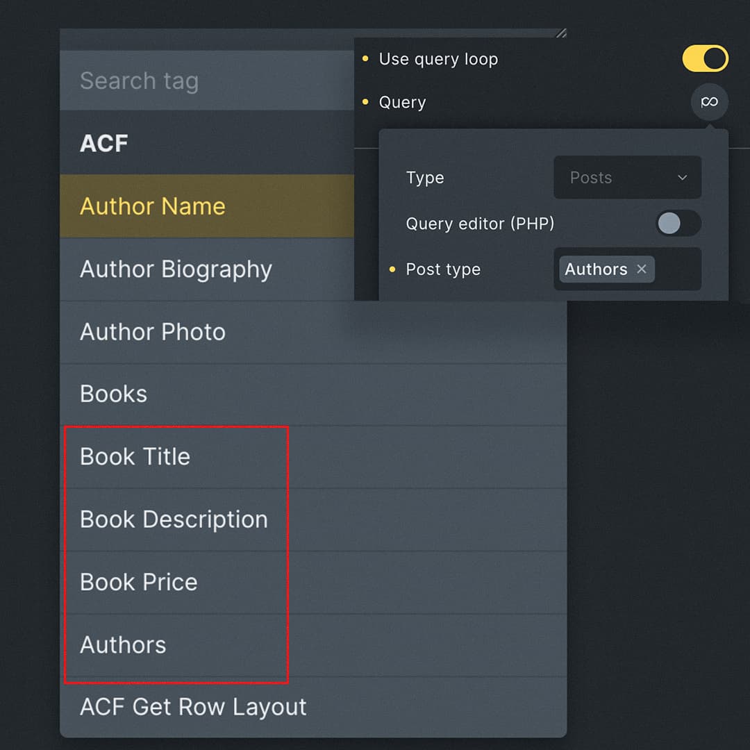 Feature Request Separate Acf Fields By Post Type In Bricks Builder Feature Requests 
