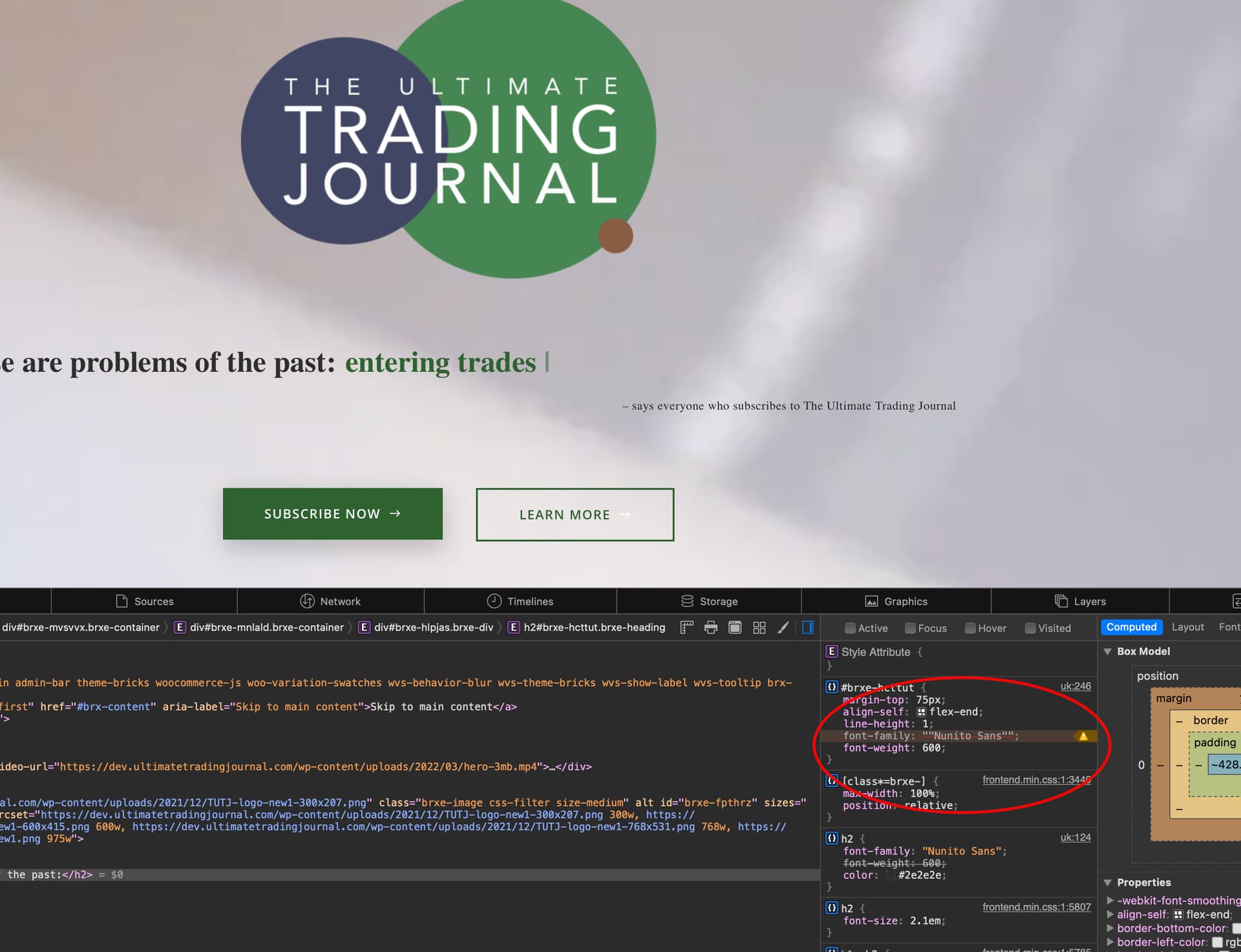 SOLVED Theme Styles Fonts Don t Work Due To Double Quotes Bugs Bricks Community Forum