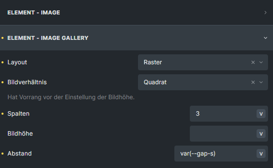 Image Gallery Default Lightbox Option In Design Styles Feature Requests Improvements 