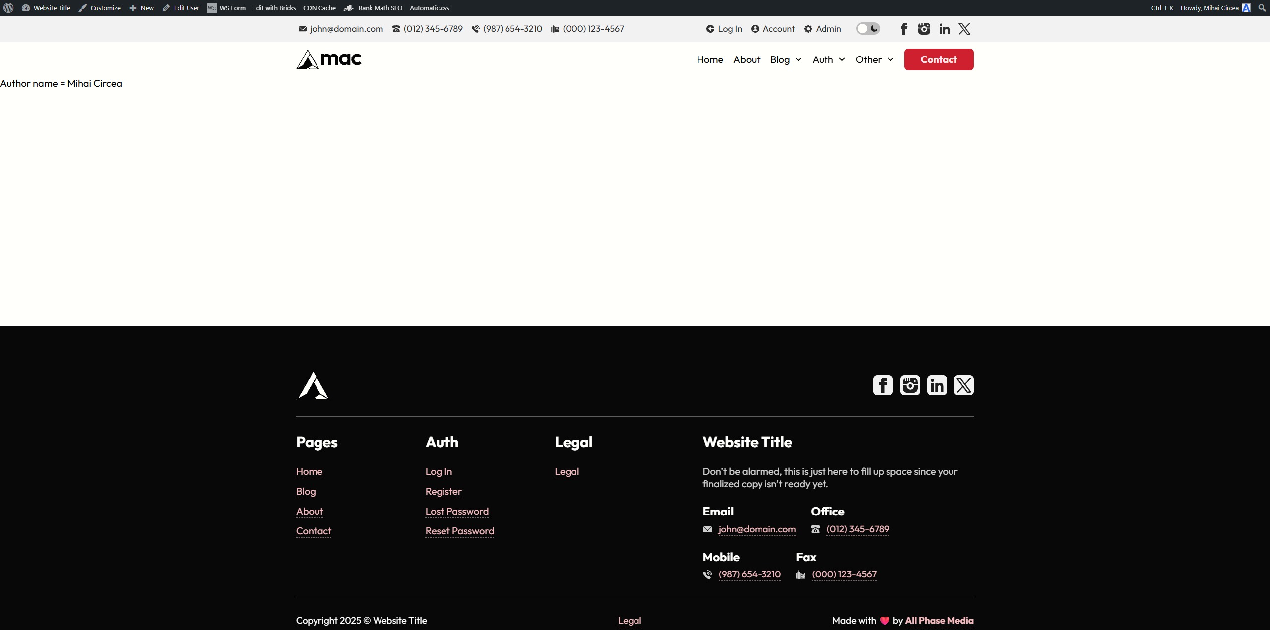 SOLVED: Fatal Error if No Template Assigned or Assigned Template is Empty - Bugs - Bricks ...