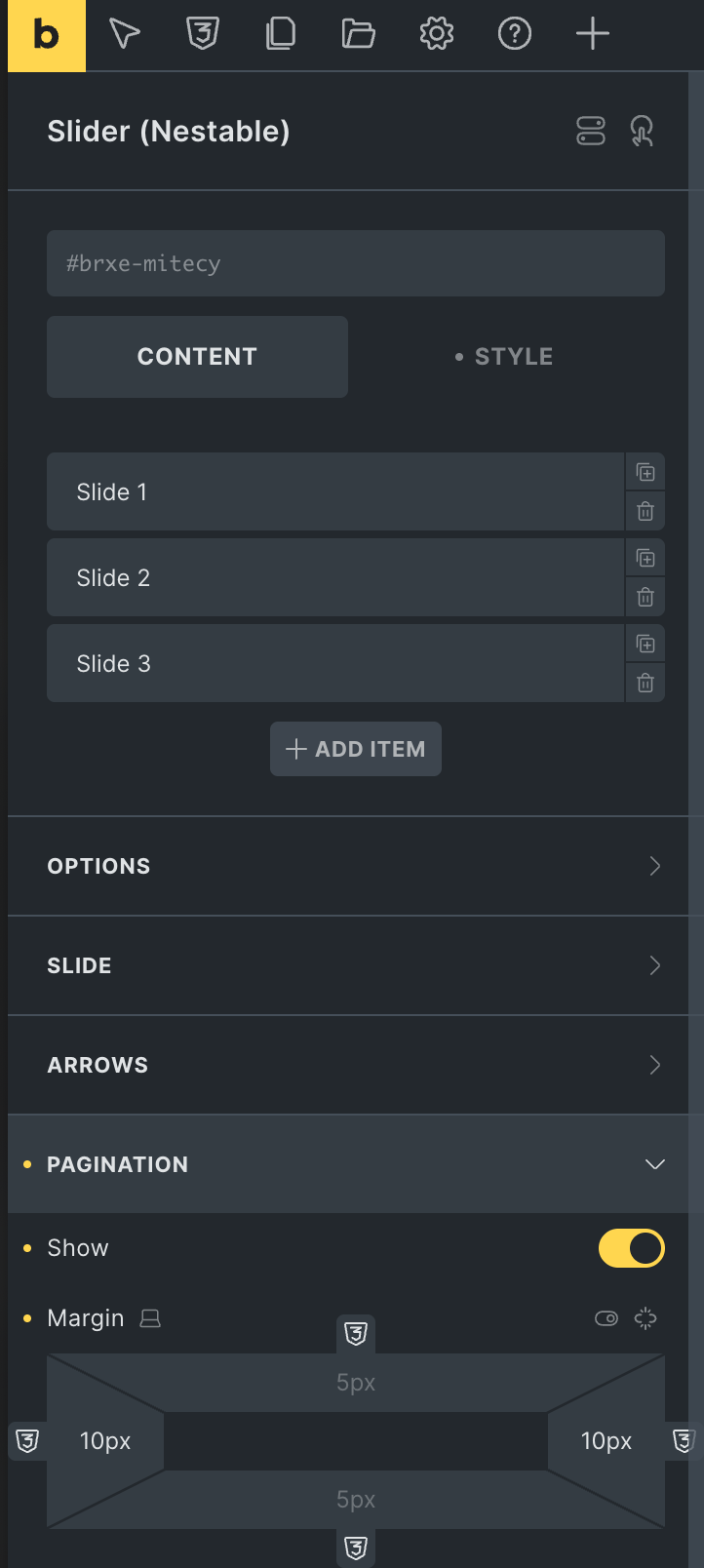 SOLVED: Nestable slider pagination with Cascade layer: spacing issue - Bugs - Bricks Community Forum