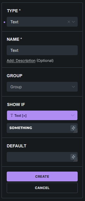 Conditional logic for Component's Properties - Feature Requests / Improvements - Bricks ...