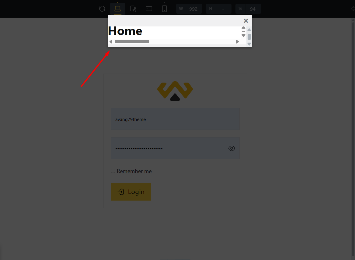Custom auth pages: Login form does not appear properly in builder - Feature Requests ...