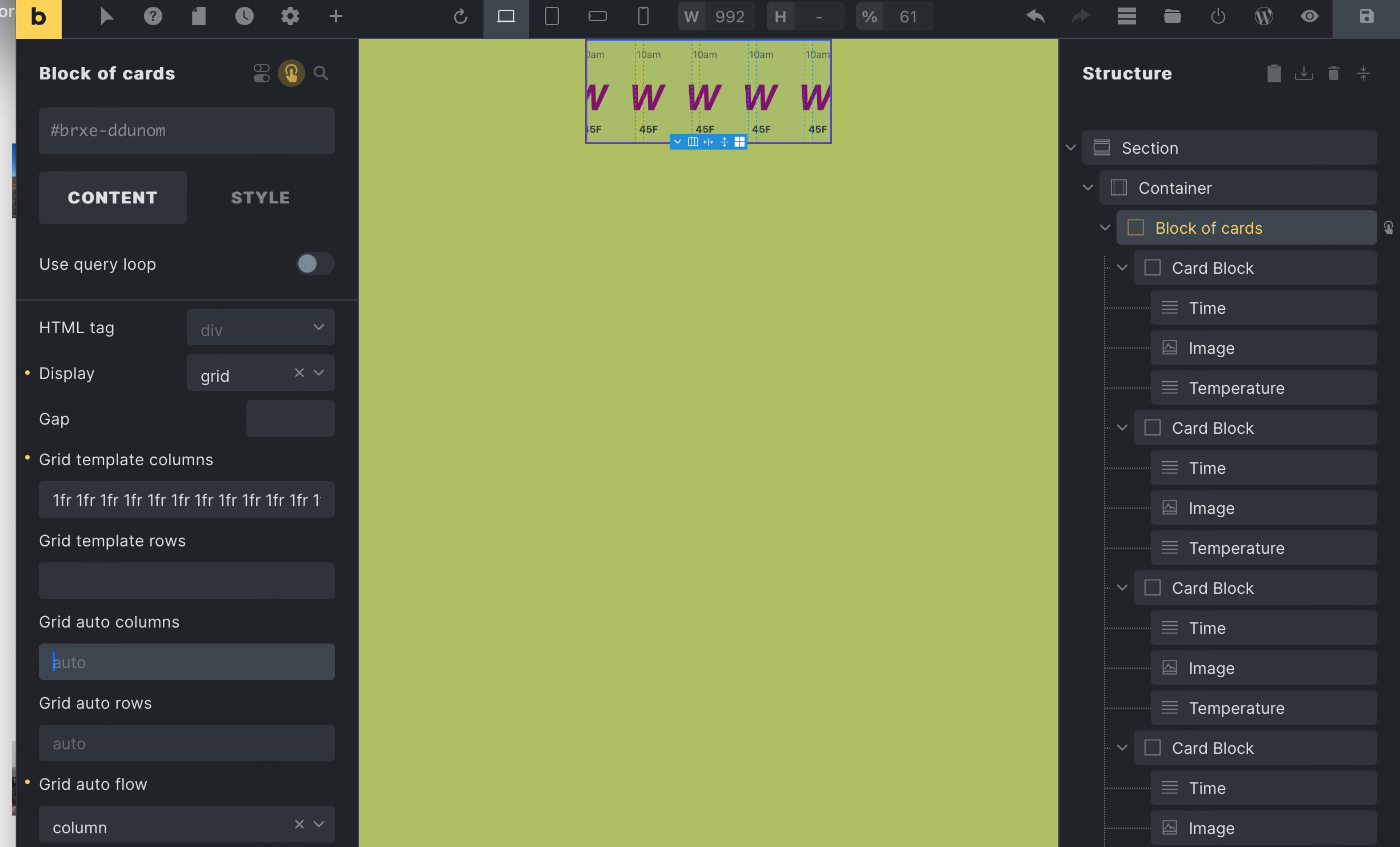 How scroll overflow content horizontally - How To - Bricks Community Forum How scroll overflow content horizontally - How To - Bricks Community Forum