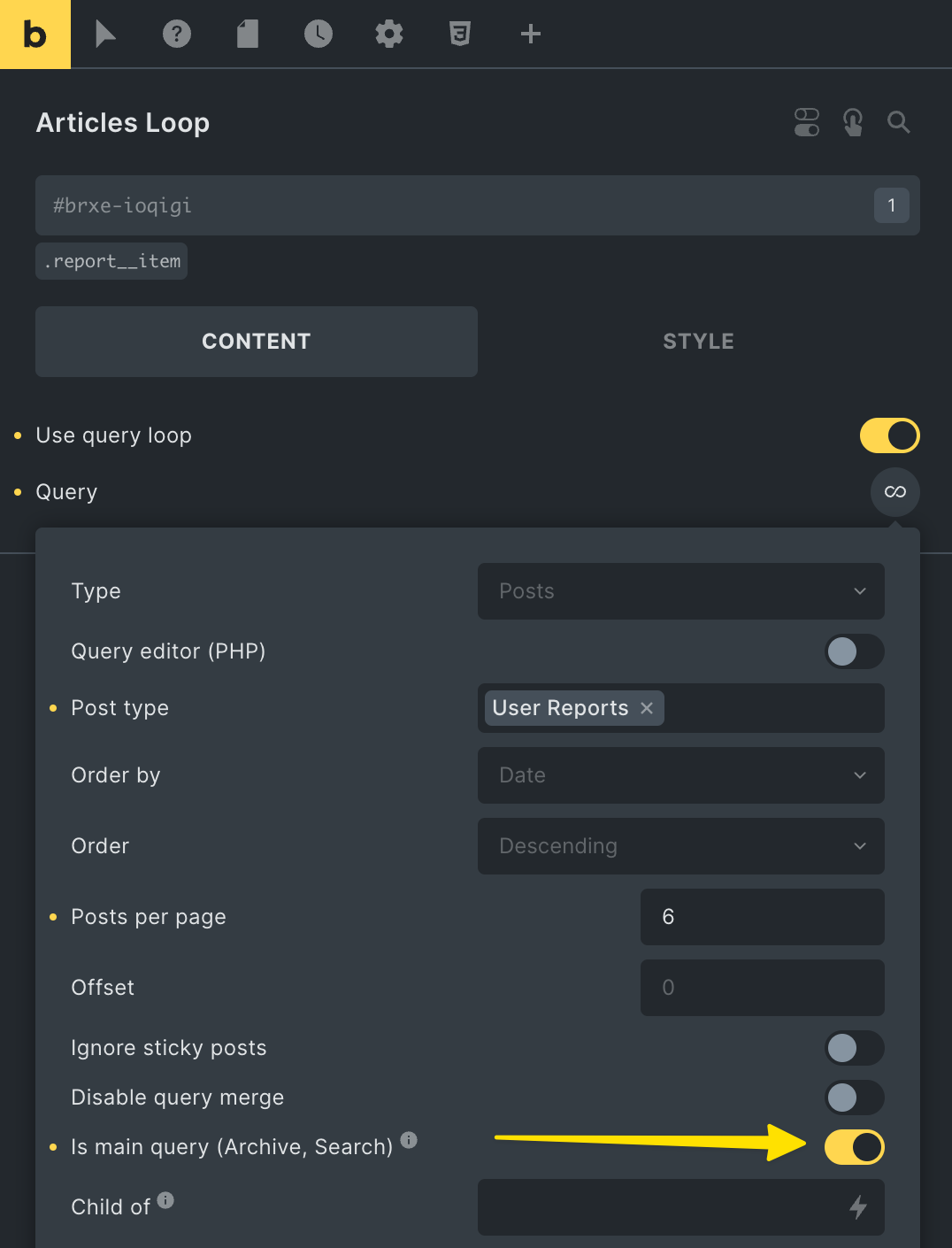 WAIT: New filter elements mess up query - Bugs - Bricks Community Forum