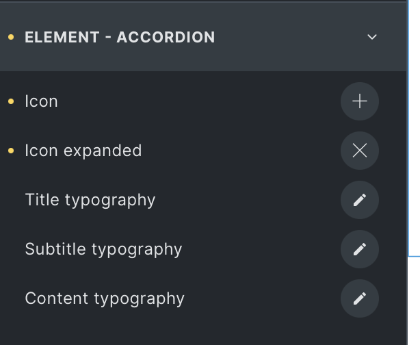 SOLVED: Accordion element icon and icon expanded are hard coded - Bugs ... SOLVED: Accordion element icon and icon expanded are hard coded - Bugs ...