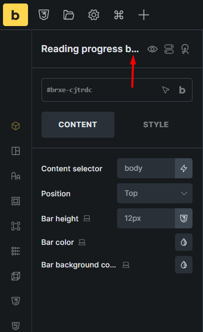 SOLVED: UI issue with Quick access bar in component - Bugs - Bricks Community Forum