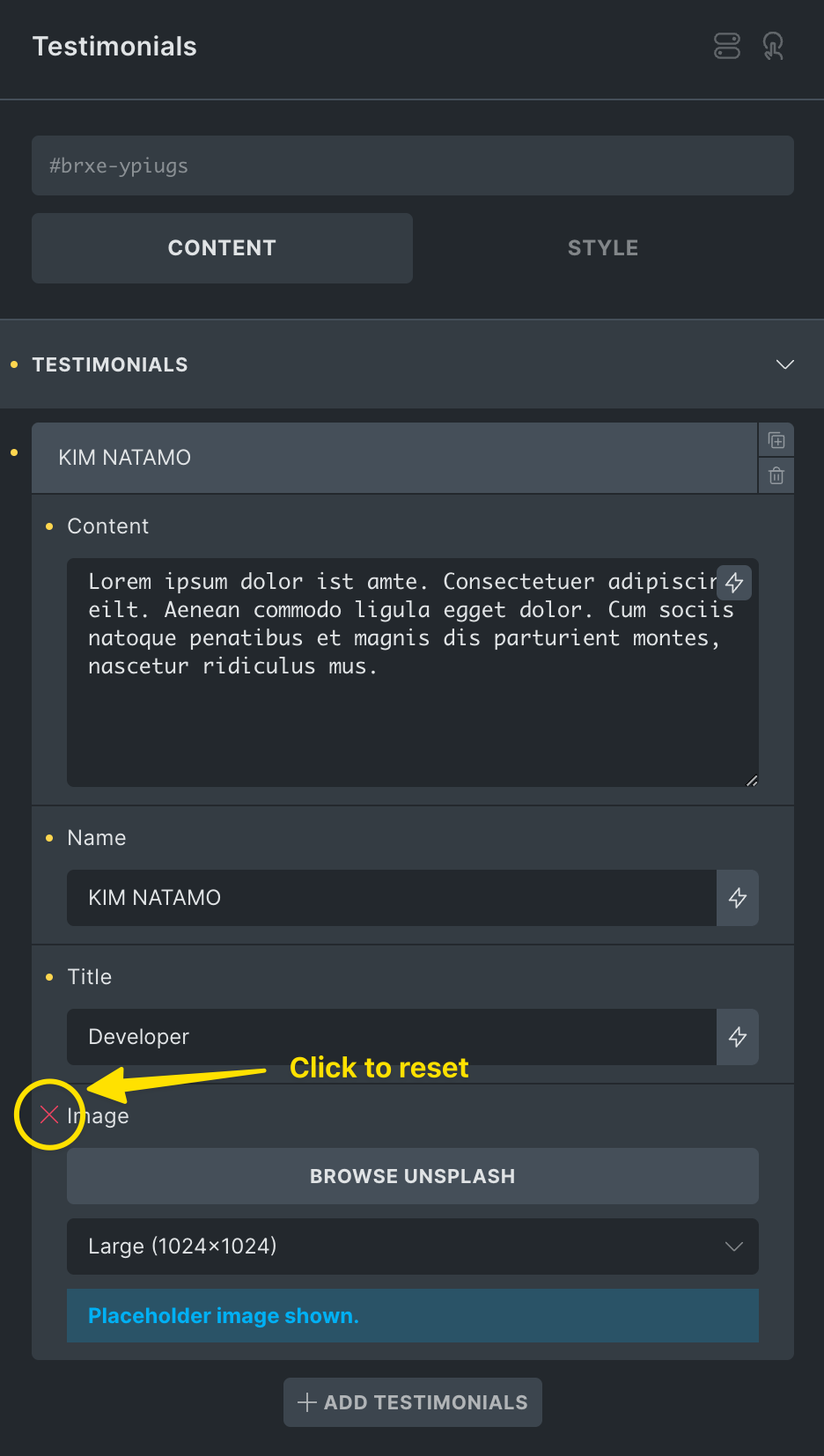 DUPLICATE: Bug field image in widget Testimonials - Bugs - Bricks ... DUPLICATE: Bug field image in widget Testimonials - Bugs - Bricks ...