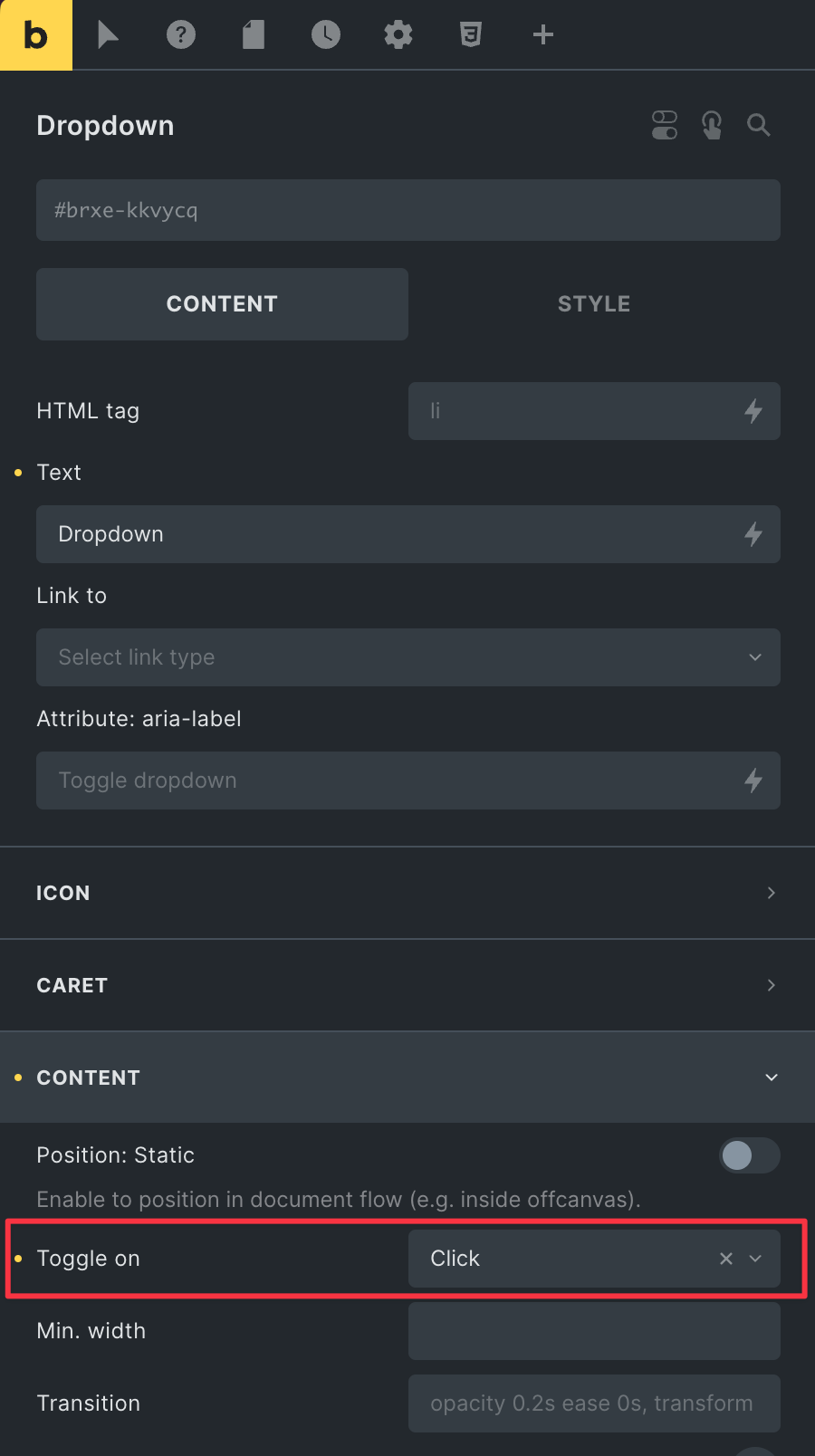 No Bug Hover Not Working On Multilevel But Working On Mega Menu Bugs Bricks Community Forum