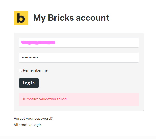 WAIT: Turnstile - invalid - Bugs - Bricks Community Forum