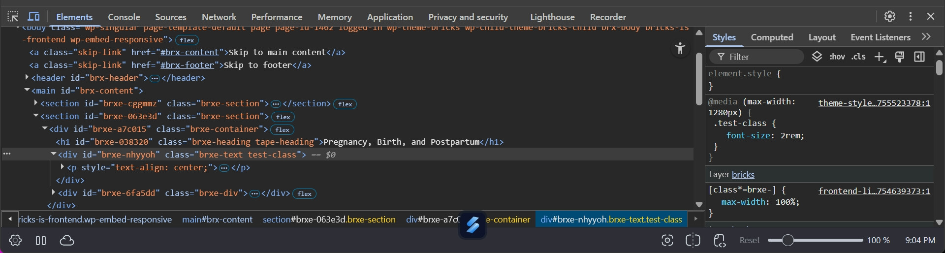 SOLVED: Theme stylesheet stays linked to standard base breakpoint ...
