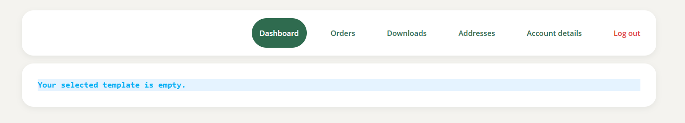 WAIT: Woocommerce Dashboard Template is Empty - Bugs - Bricks Community ...