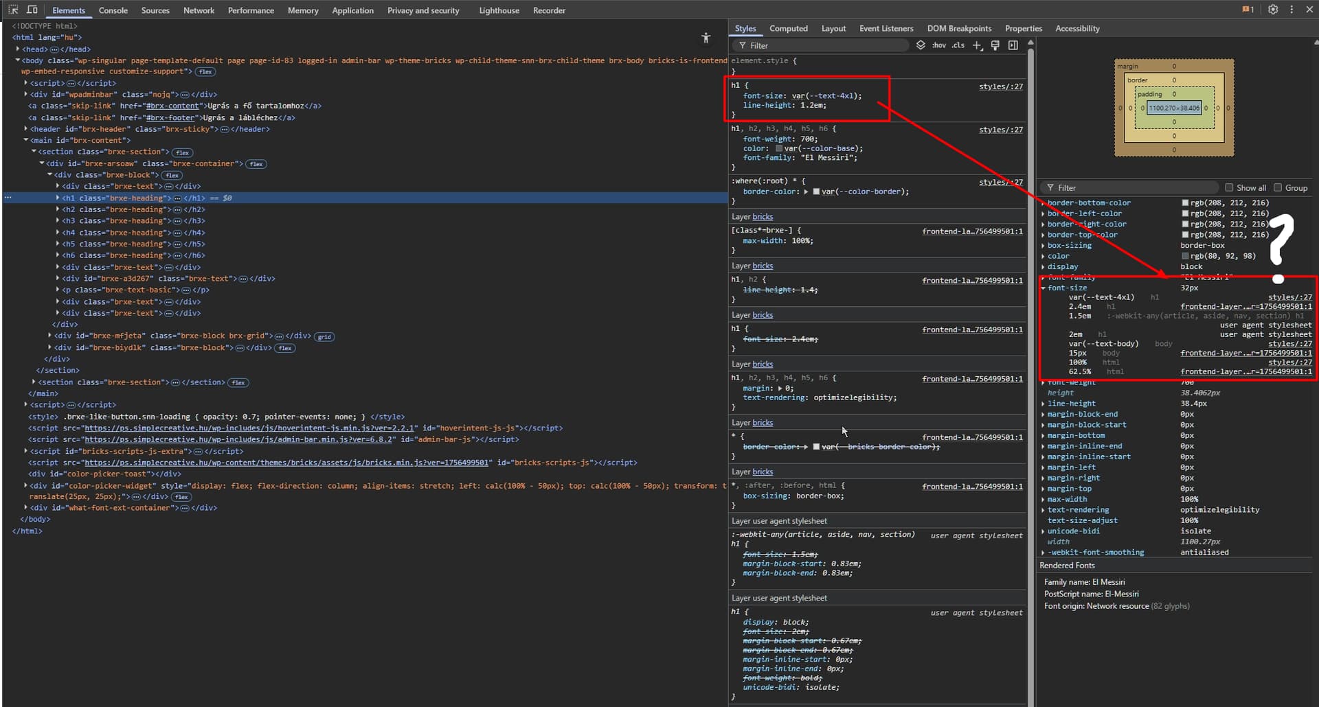 NO BUG: Bricks Typo text size problem - Bugs - Bricks Community Forum